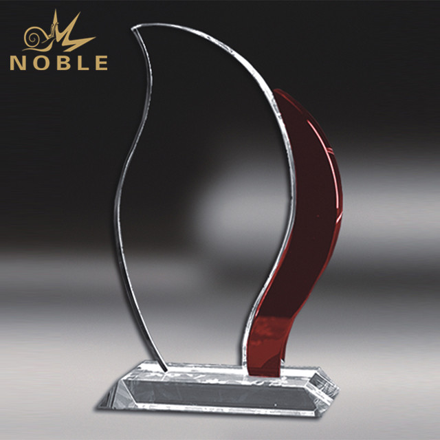 - Buy Red Clear Blank Custom Crystal Flame Trophy on Yiwu Noble Import ...