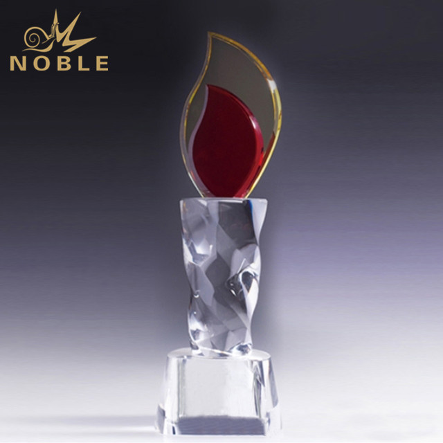 - Buy Red Clear Blank Custom Crystal Torch Trophy on Yiwu Noble Import ...