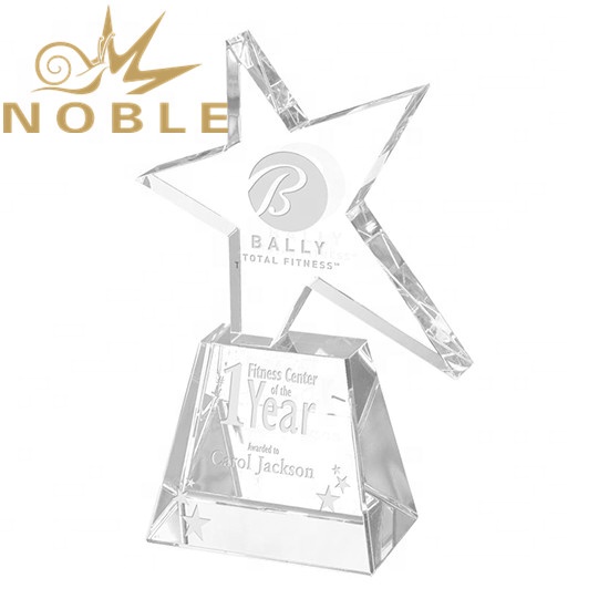 Noble Custom Crystal Rising Star Trophy - Buy Crystal Rising Star ...