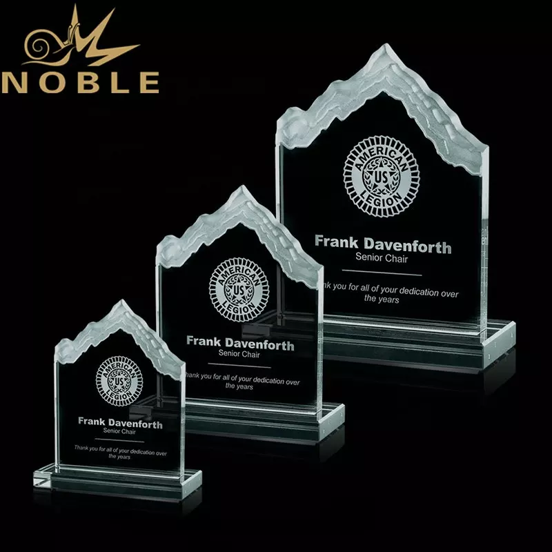 Noble Jade Glass Custom Iceberg Glass Mountain Award Palque - Buy Glass ...
