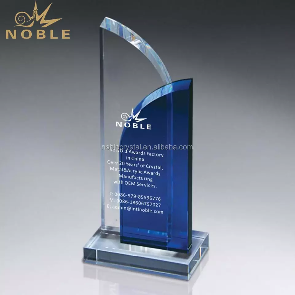 High Quality Custom Souvenir Optic Crystal Corporate Award Plaque ...