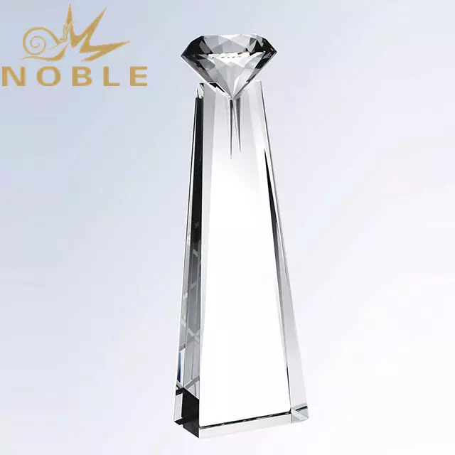 Noble Custom Engraved Color Crystal Diamond Trophy - Buy Crystal ...