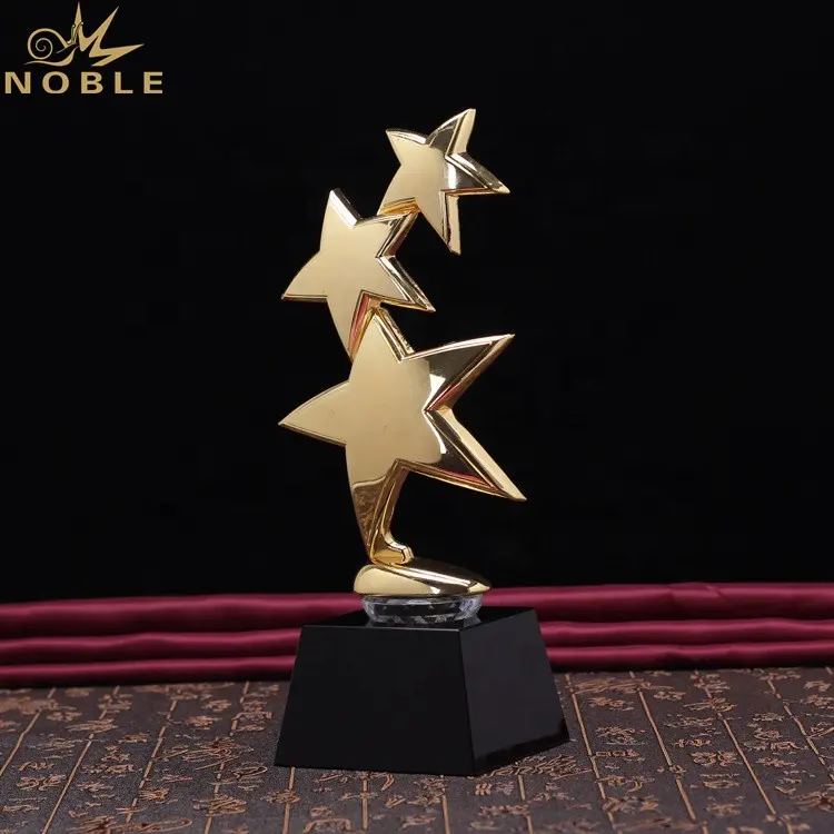 Trophy Custom Metal Star Awards with Crystal Base - Buy Metal Star ...
