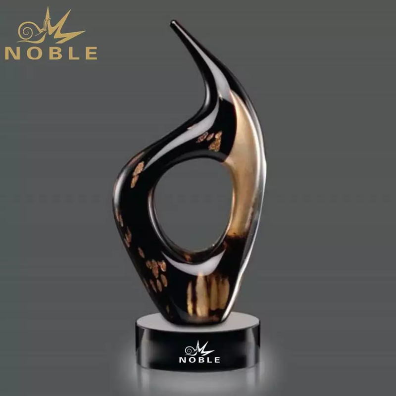 Decorative Hand Blown Custom Art Glass Trophy with Free Engraving - Buy ...