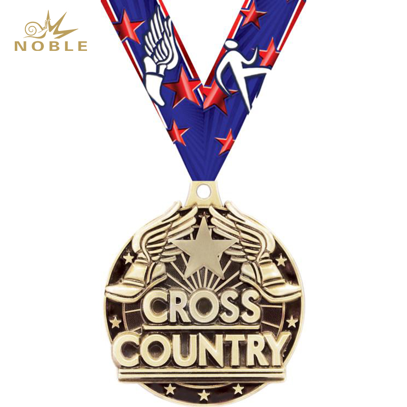 Custom 3D Metal Cross Country Medal with Ribbon - Buy Cross Country ...