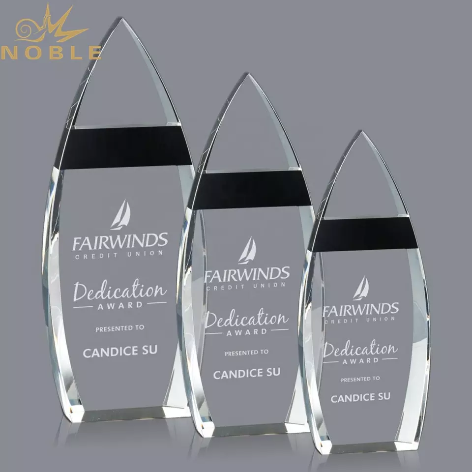 Noble New Design Custom Crystal Obelisk Plaque Trophy - Buy Crystal ...