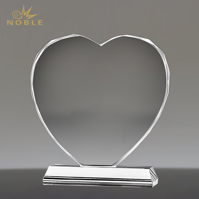 High Quality Stock Cheap Award Blank Crystal Heart Trophy - Buy Crystal ...
