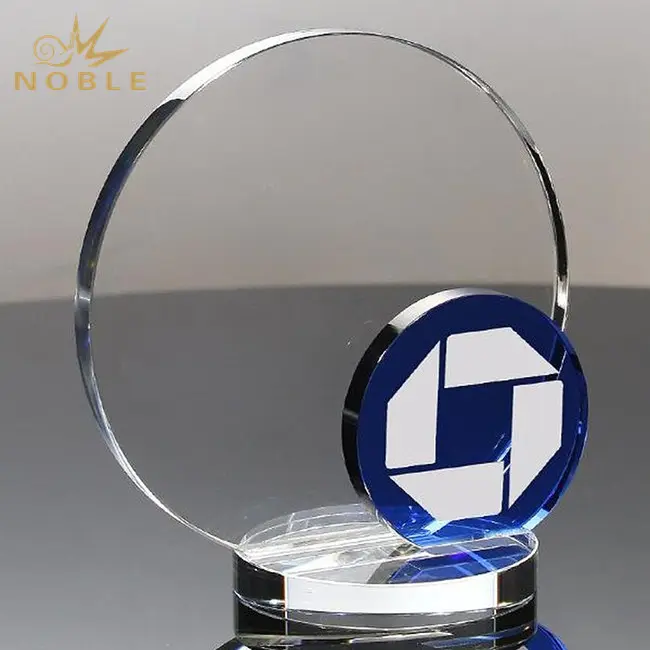 Best Custom Laser Engraving Blue Crystal Corporate Trophy - Buy Crystal ...
